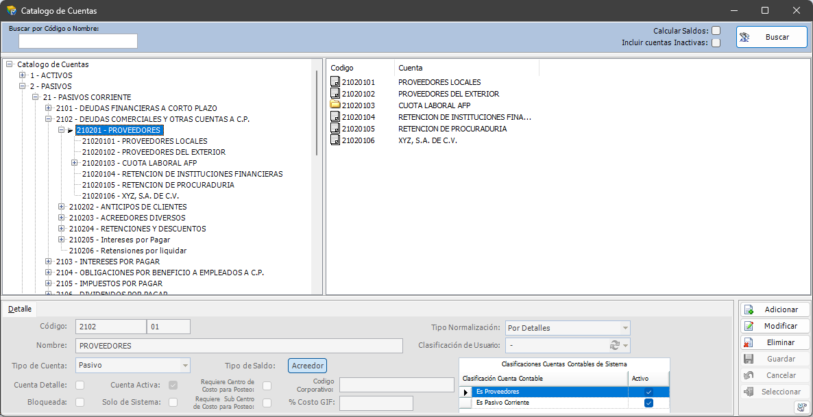 Acreedores y Proveedores - Brilo ERP Docs